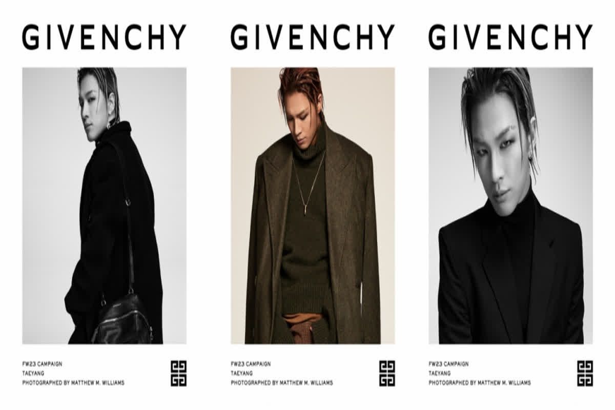 지방시, 글로벌 앰버서더 태양과 FW23 남성 글로벌 캠페인 공개 - 네이트뷰