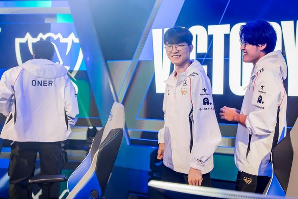 T1, 3세트서 압도적 승리…런던까지 단 1승 남았다 - 네이트뷰